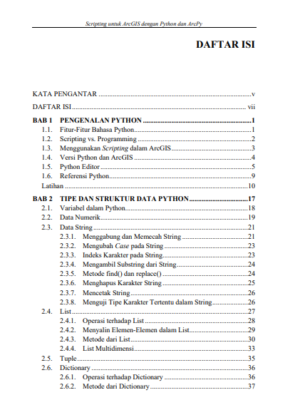 Buku Scripting untuk ArcGIS dengan Python dan ArcPy