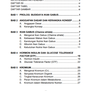 Buku Suplemen Pakan Ikan: Inkorporasi Krom Organiik