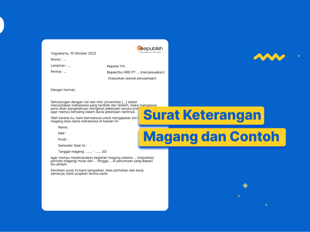 Contoh Surat Izin Magang Mahasiswa