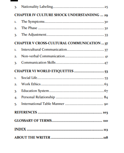 E-Book Cross-Cultural Understanding Coursebook: Proposition