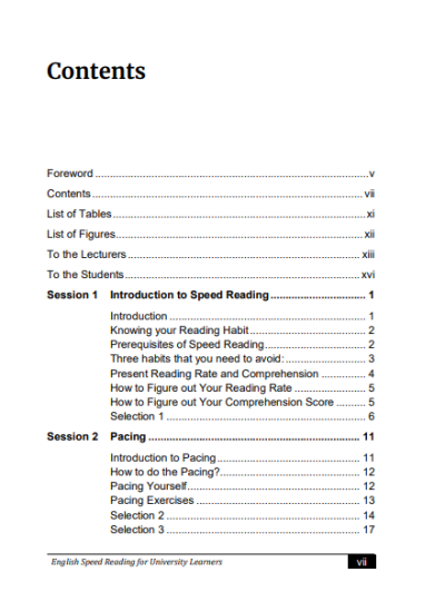 E-Book Buku English Speed Reading for University Learners