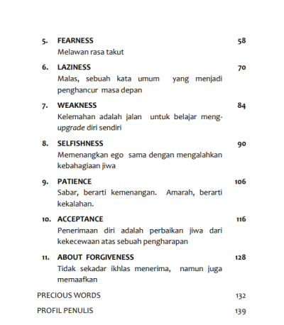 E-Book About Weaknesses, Acceptance and Forgiveness