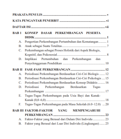 E-Book Konsep Dasar Perkembangan Peserta Didik