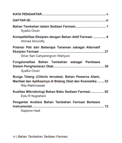 E-Book Bahan Tambahan Sediaan Farmasi