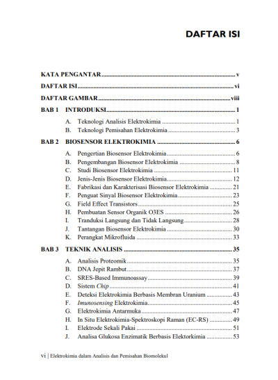 E-Book Elektrokimia dalam Analisis dan Pemisahan Biomolekul
