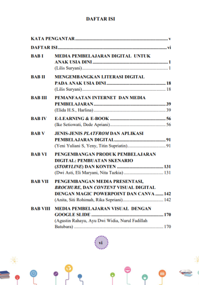 E Book Media Pembelajaran Digital Untuk Anak Usia Dini