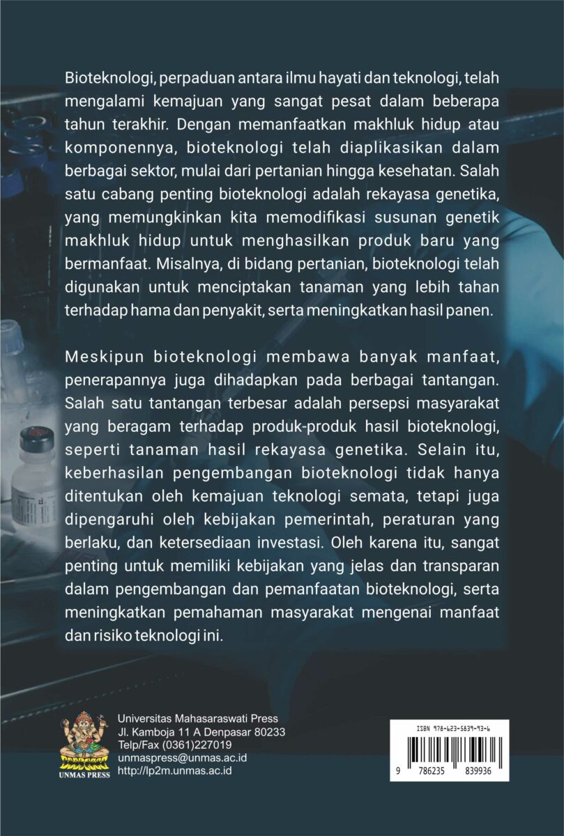 Buku Ajar Bioteknologi
