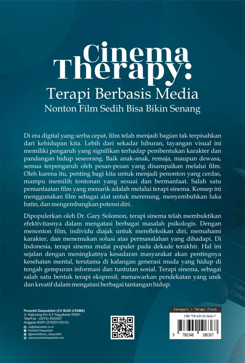 Buku Cinema Therapy: Terapi Berbasis Media Nonton Film