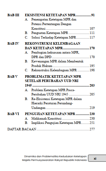 E-Book Dinamika dan Problematika Kedudukan Ketetapan