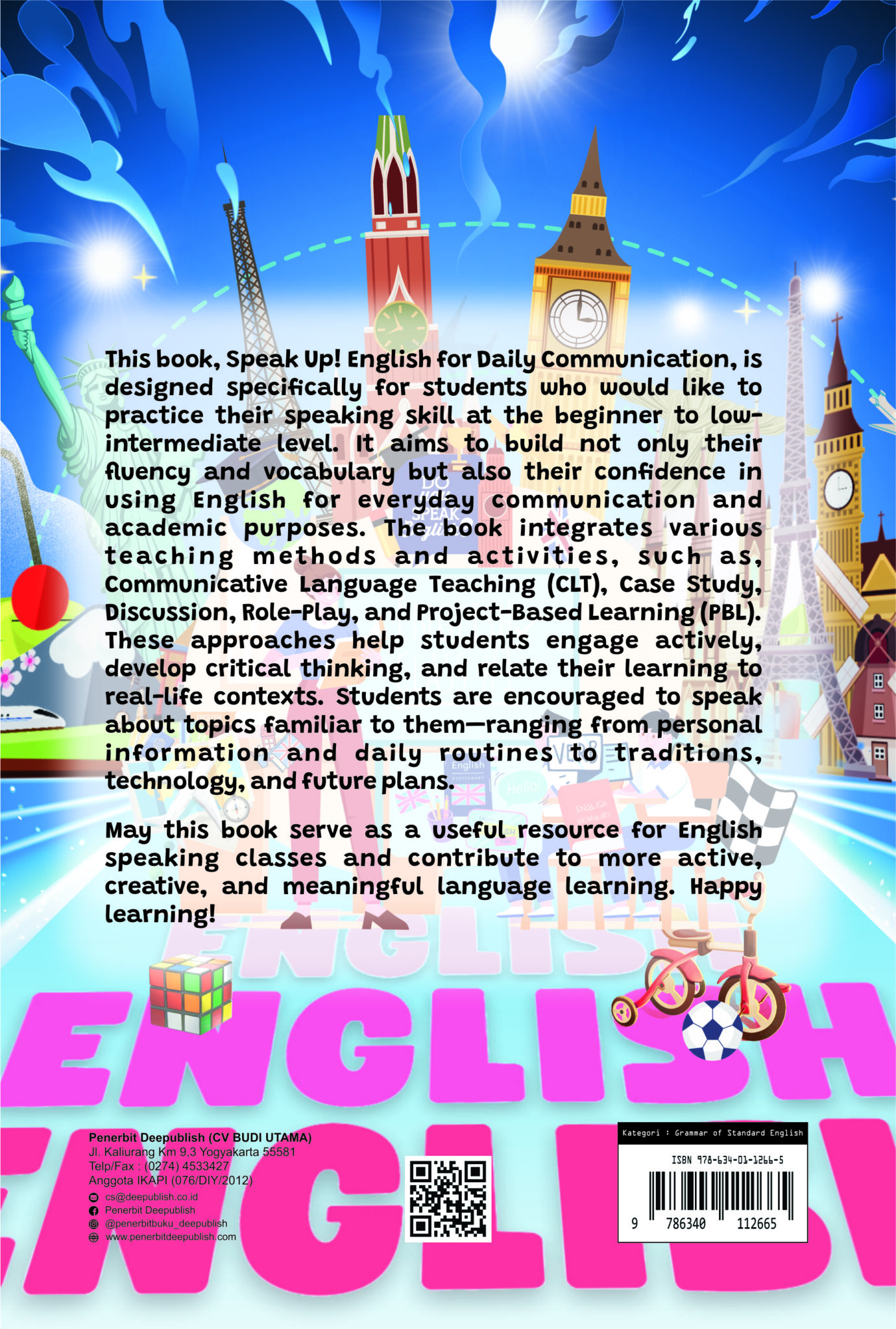 Speak Up! English For Daily Communication Book - Deepublish Store