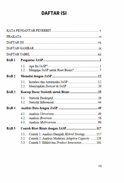 Buku JASP Untuk Riset Bisnis - Deepublish Store