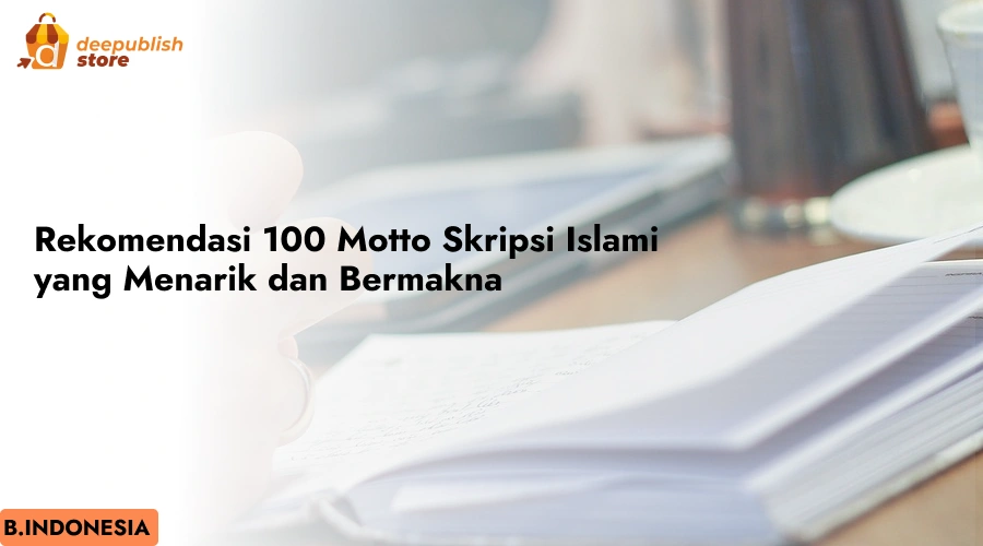 Rekomendasi 100 Motto Skripsi Islami yang Menarik dan Bermakna - Deepublish Store