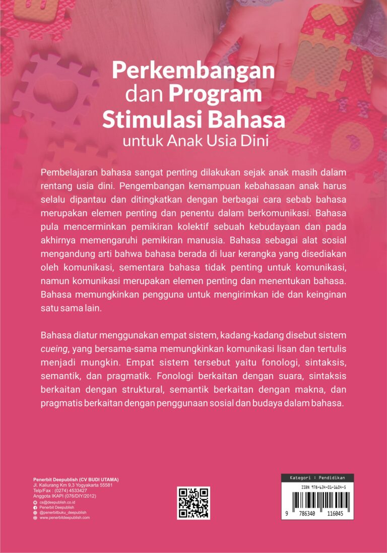 Buku Perkembangan dan Program Stimulasi Bahasa - Deepublish Store