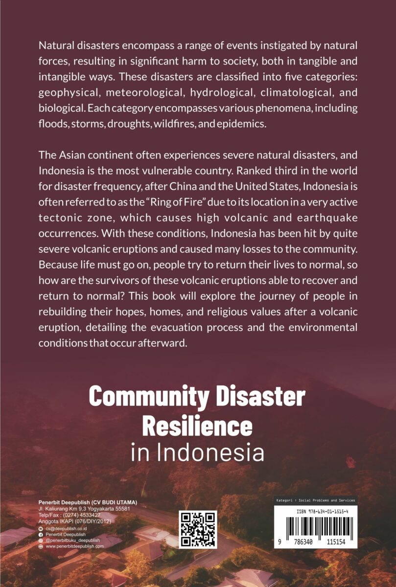 Buku Community Disaster Resilience In Indonesia - Deepublish Store
