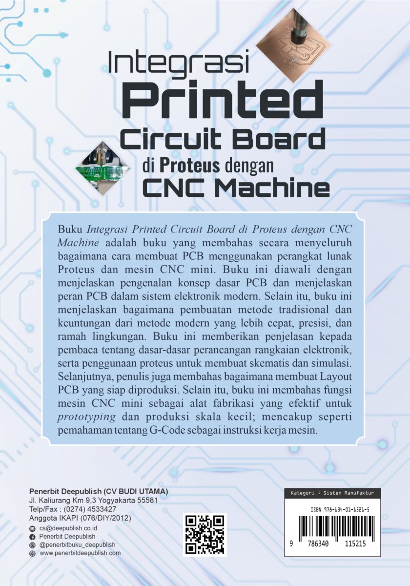 Buku Integrasi Printed Circuit Board di Proteus - Deepublish Store