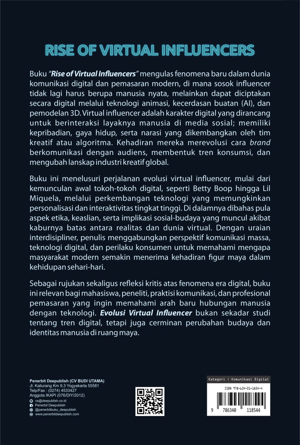 Buku Rise of Virtual Influencers - Deepublish Store