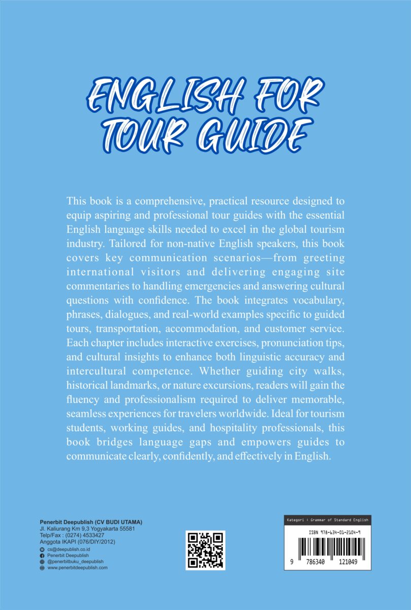 Buku English for Tour Guide - Deepublish Store